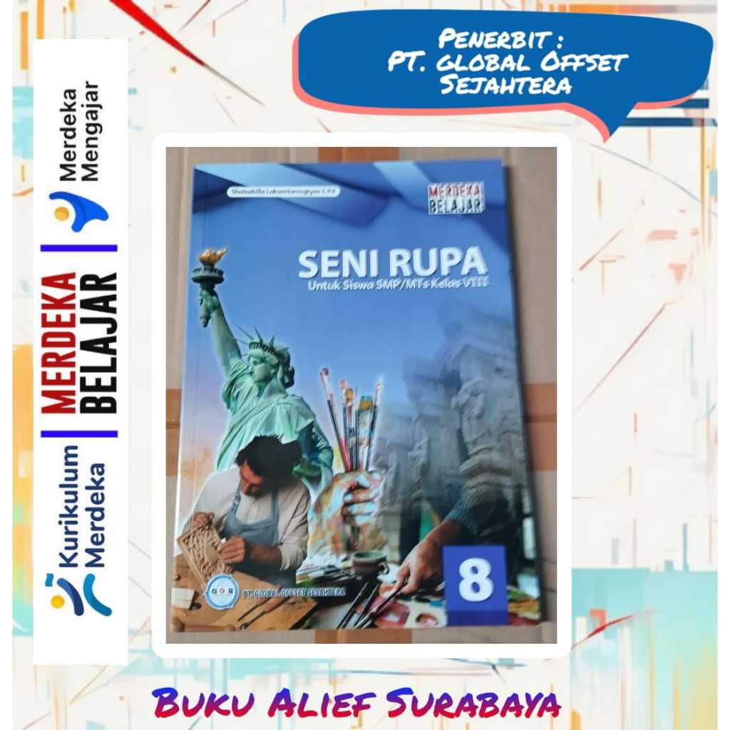 Jual Buku Paket SENI RUPA untuk Siswa SMP/MTs Kelas 8 Kelas VIII Penerbit PT Global Offset ...