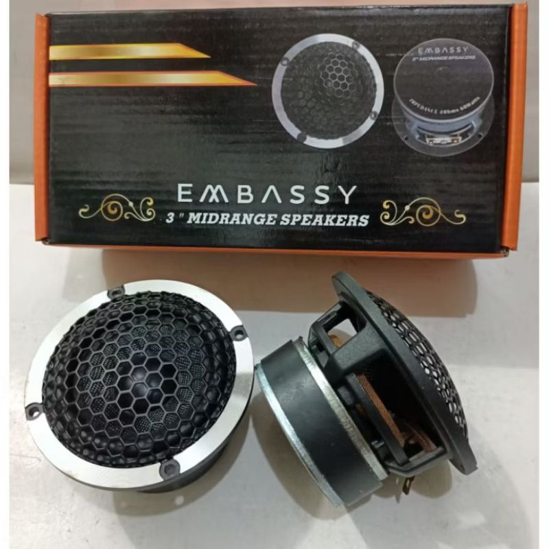 Jual Speaker midrange 3 inch Embassy 1 pcs | Shopee Indonesia