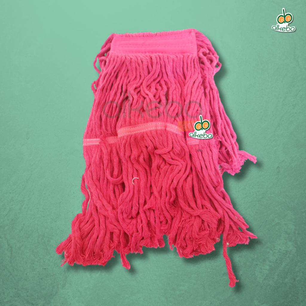 Jual Kain Refill Mop pel Warna Merah Isi Ulang Pel Mop | Shopee Indonesia