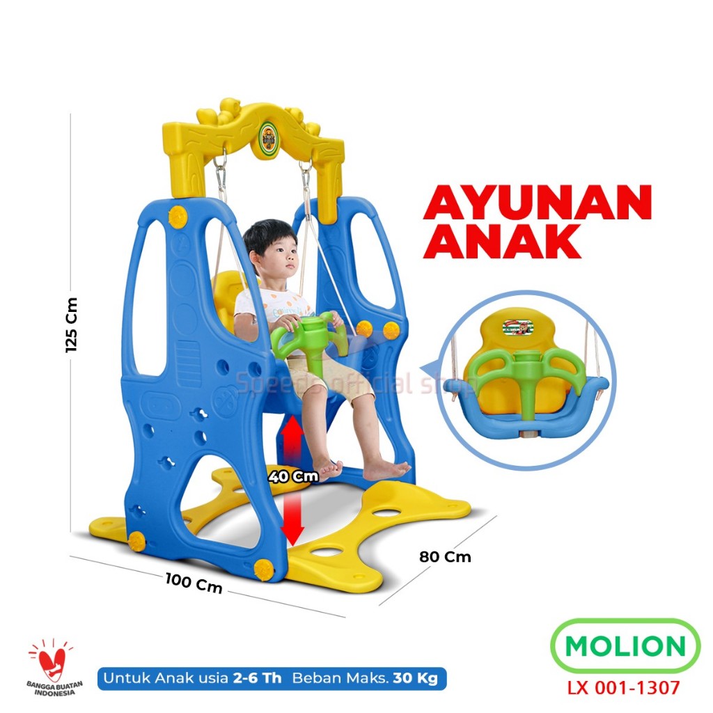 Jual MOLION SNI Ayunan Anak Mainan Anak Ayunan Karakter Lucu Anak ...