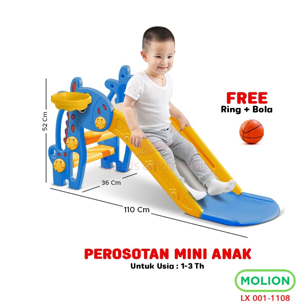 Jual MOLION TOYS SNI Prosotan Anak Perosotan Seluncuran Mainan Anak ...