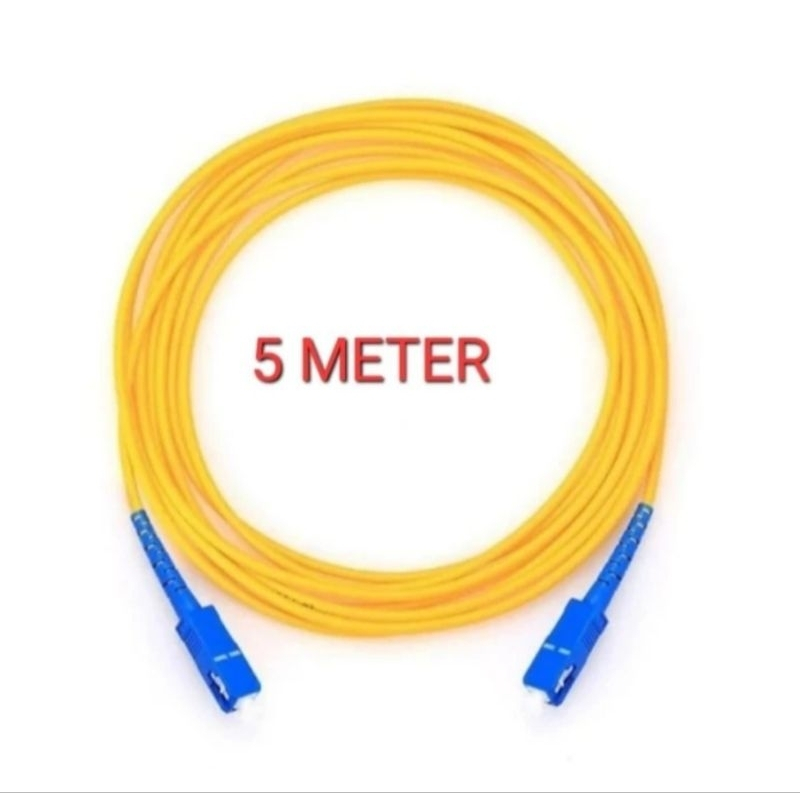 Jual KABEL FIBER OPTIC 5M 5 METER SC-SC / KABEL PATCHCORD 5 METER SC ...