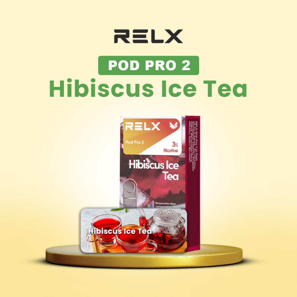 Jual Relx Infinity Essential Pods Pro 1 Pack Hibiscus Ice Tea | Shopee Indonesia