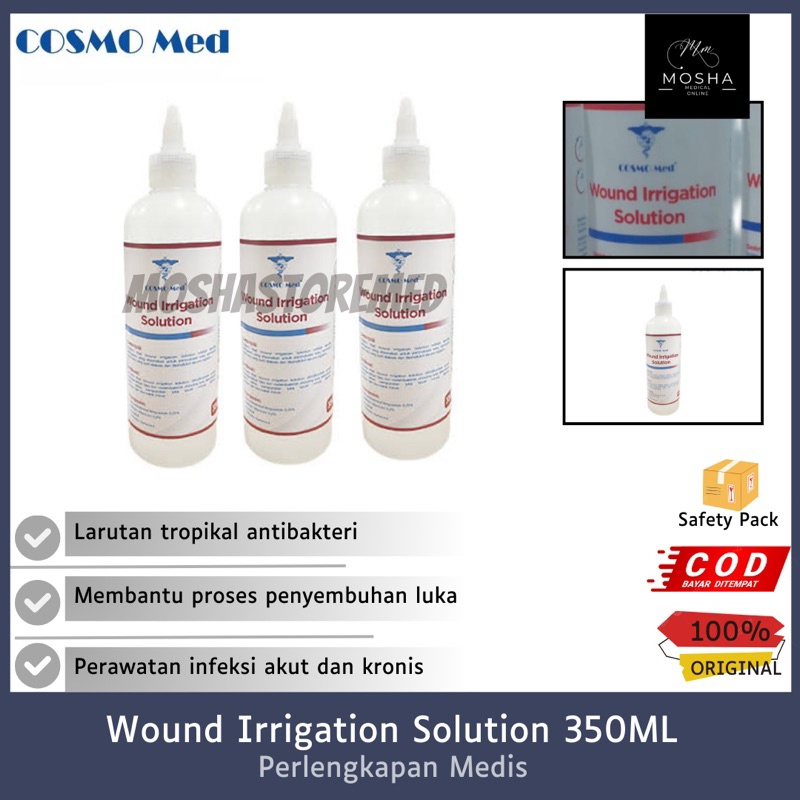 Jual COSMOMED-Wound Irrigation Solution / Pembersih Luka Nacl | Shopee ...