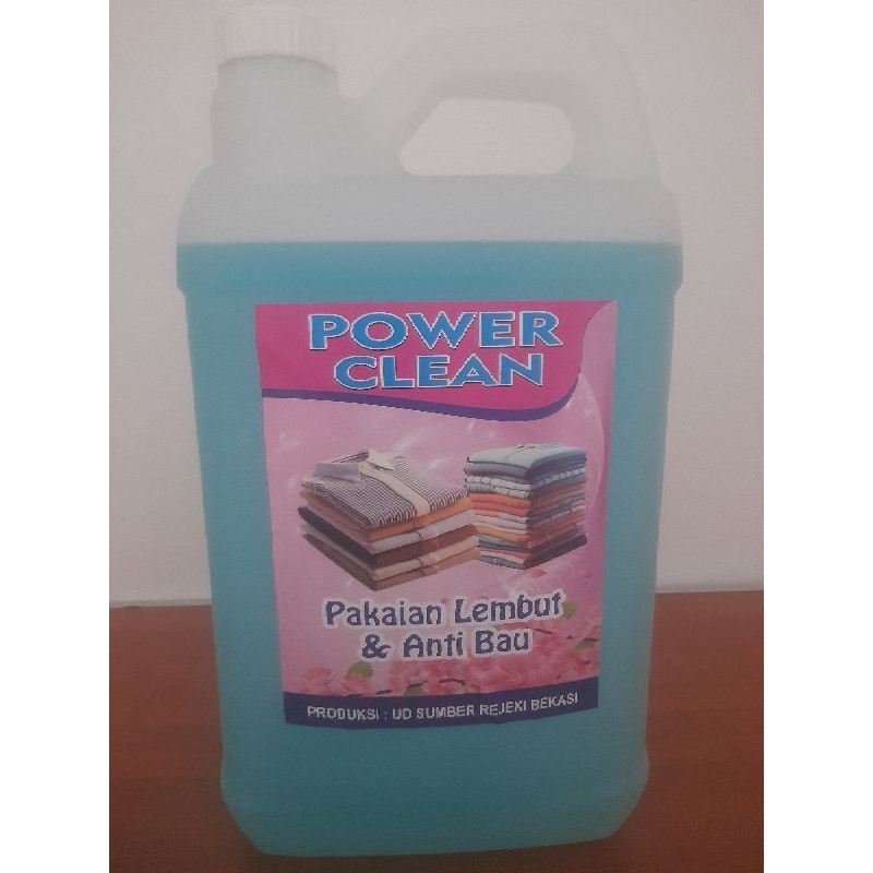 Jual Power Clean Deterjen Cair (Ocean Blue) 5000 ml | Shopee Indonesia
