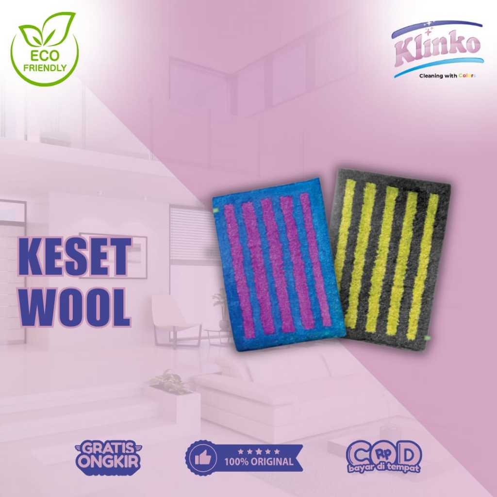 Jual Klinko - Keset Kaki Wool Motif Garis | Shopee Indonesia