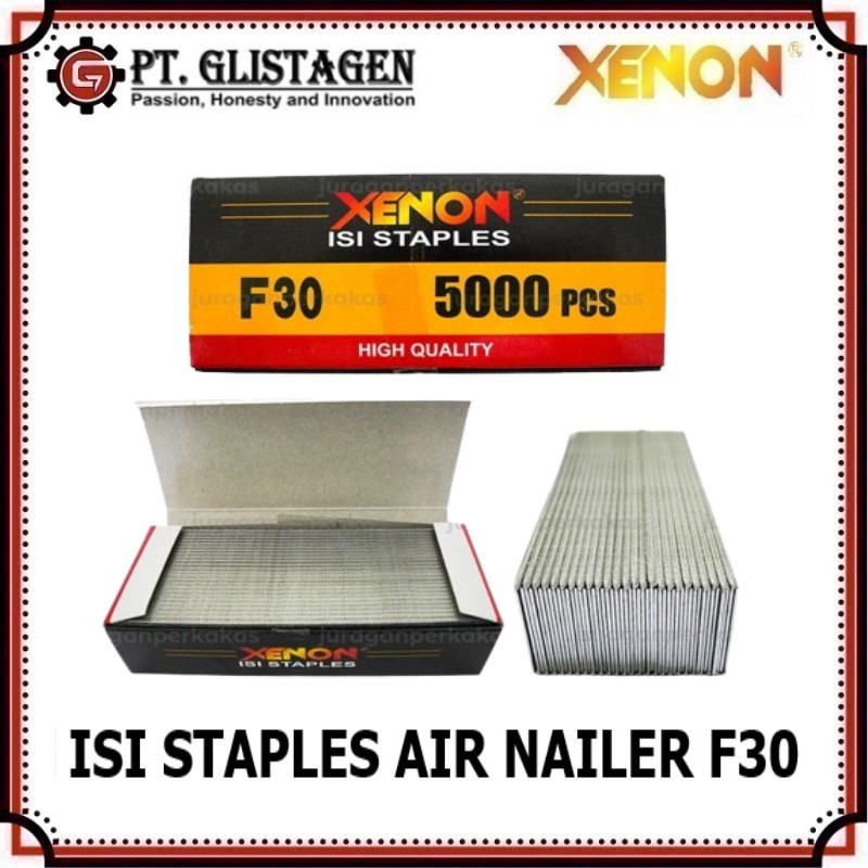 Jual Isi Paku Tembak F30 Refill Mesin Staples Paku Tembak Lurus Air ...
