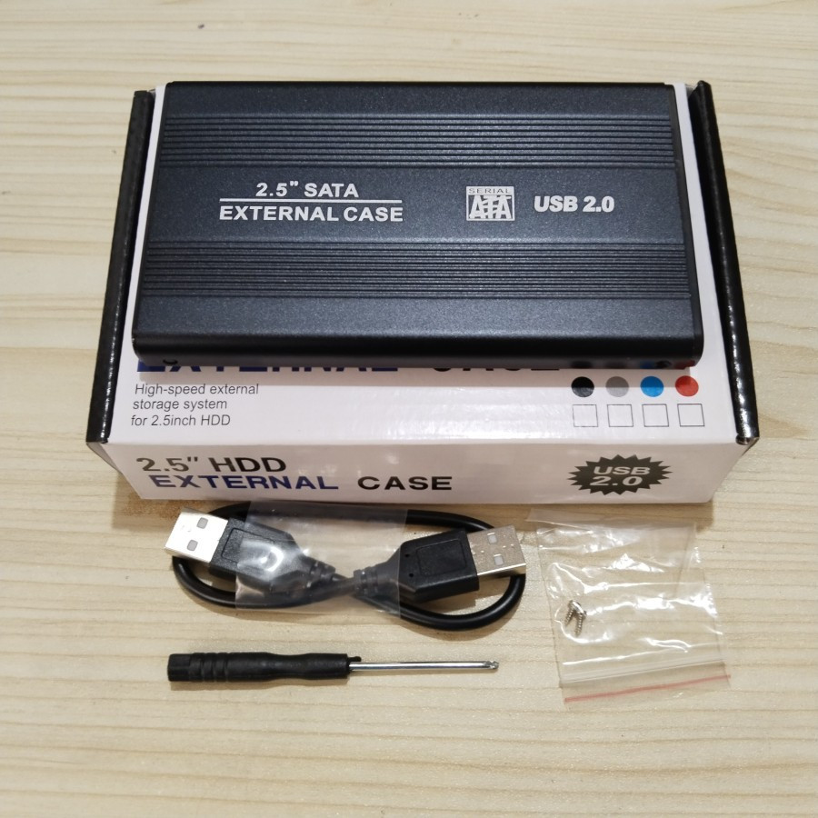 Jual Casing Hardisk External Case HDD Enclosure 2.5" Inch SATA USB 2.0 | Shopee Indonesia