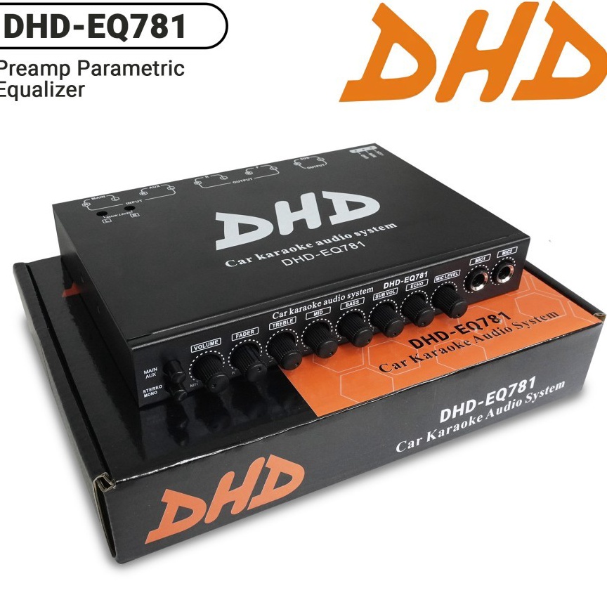 Jual Sudah READY Parametric Equalizer Preamp Karaoke Mobil DHD EQ781 ...