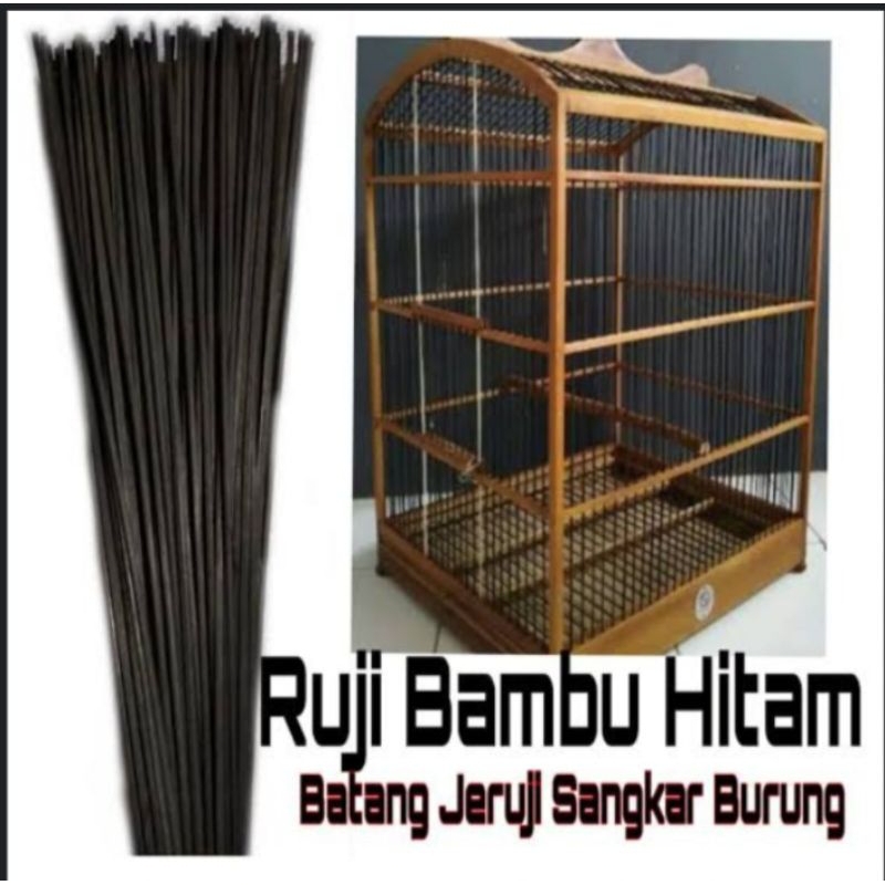 Jual ruji jeruji bambu 2,5mili panjang 60cm 100batang | Shopee Indonesia