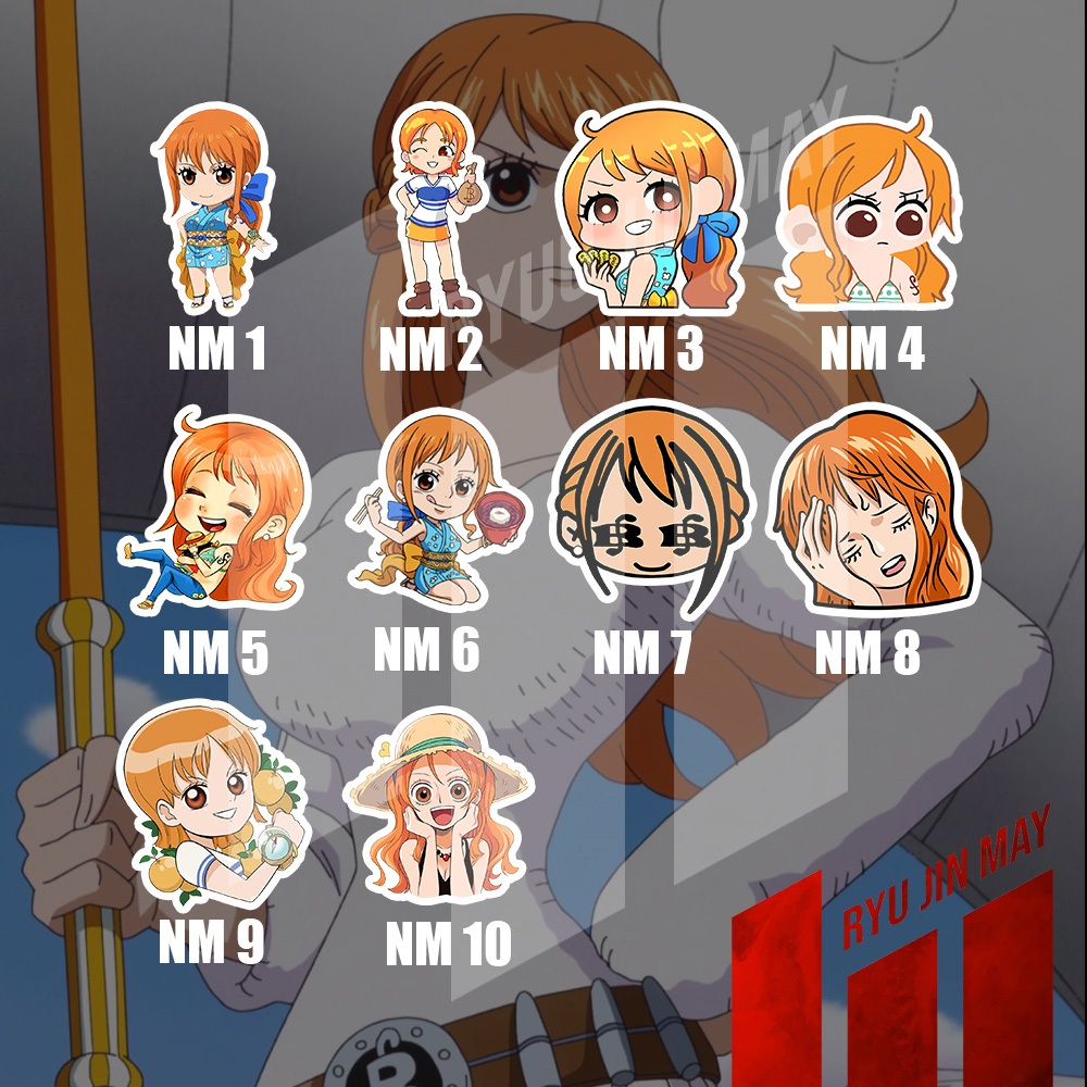 Jual Sticker Anime - One Piece - Nami | Shopee Indonesia