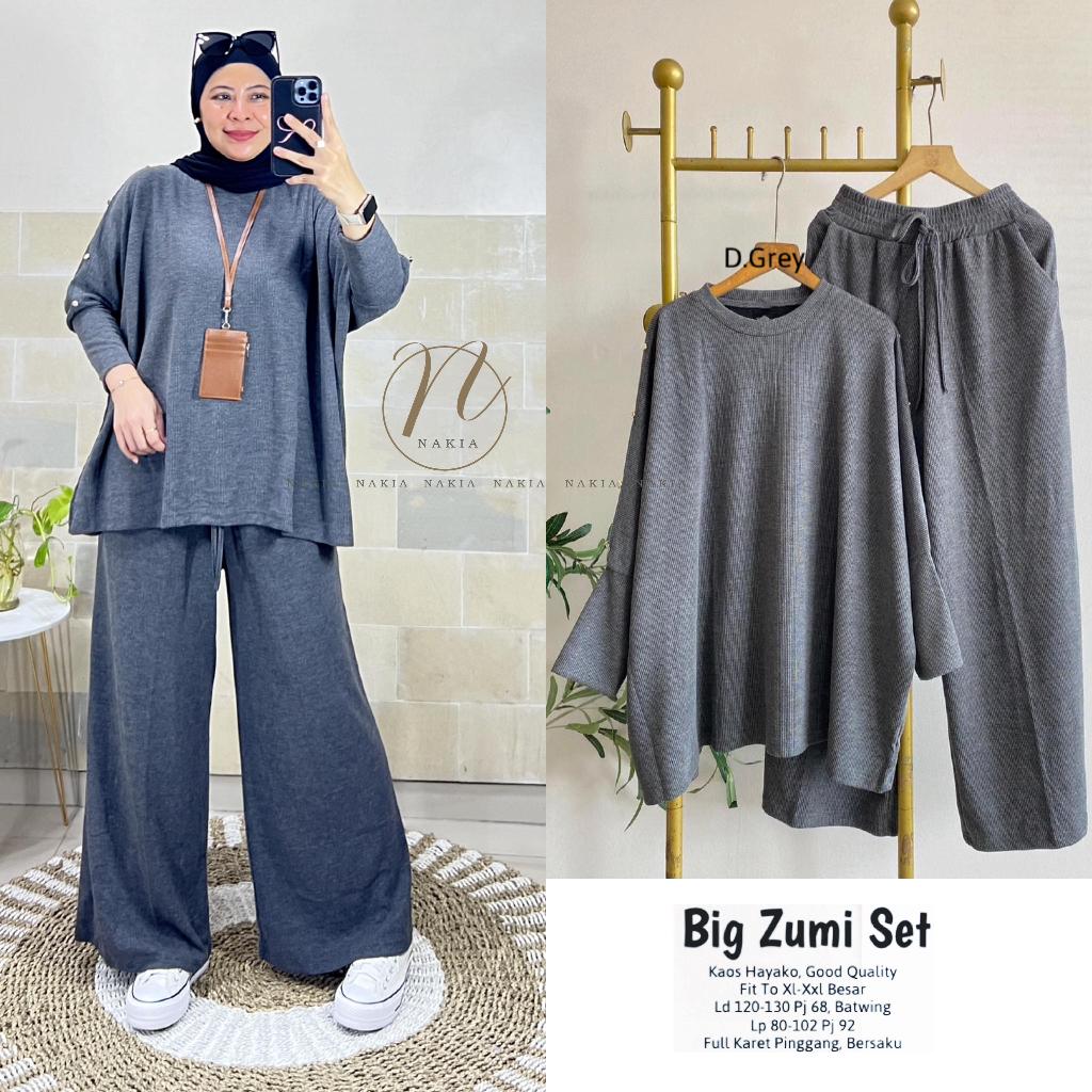 Jual Pakaian Wanita BIG ZUMI SET Trend FASHION HQ From NaKia | Shopee Indonesia