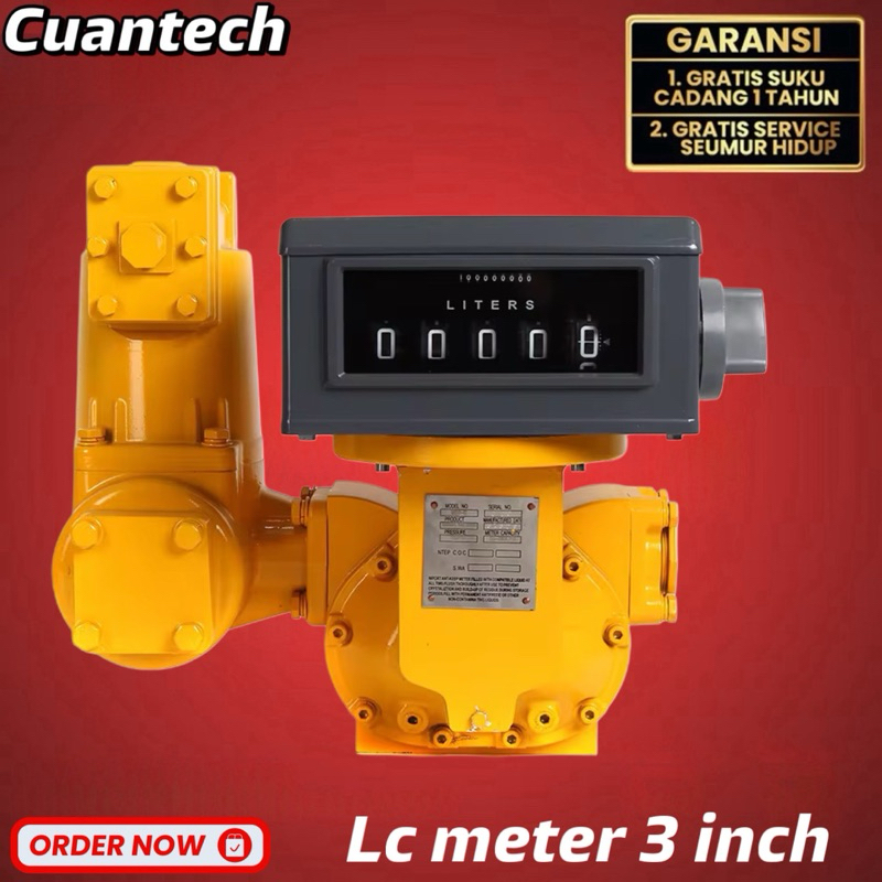 Jual FLOWMETER LC METER 3" INCH LIQUID CONTROL INDUSTRI TAMBANG SPBU ...