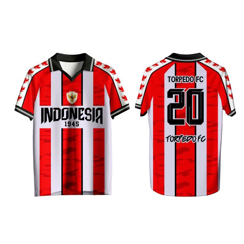 Jual JERSEY VINTAGE / BLOKE CORE / RETRO FANTASI TIMNAS INDONESI ...