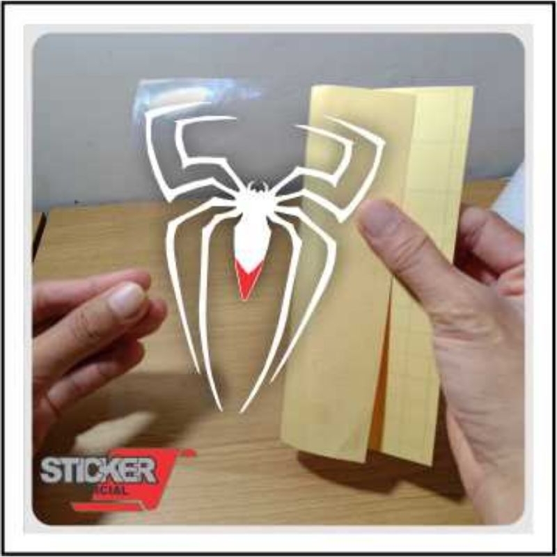 Jual sticker #66, sticker laba-laba, sticker logo spiderman, sticker ...