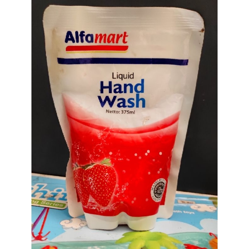 Jual Alfamart/Alfamidi handwash liquid 375ml lecak kemasan | Shopee ...