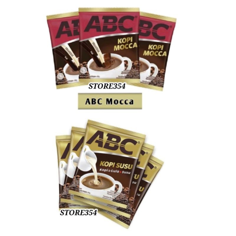 Jual STORE354 | ABC Kopi Mocca | Kopi Susu Renang 10 Sachet | Shopee Indonesia