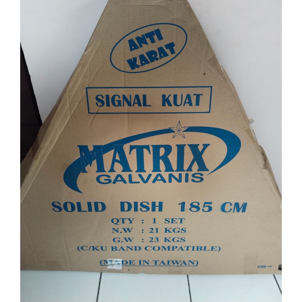 Jual DISH PARABOLA SOLID GALVANIS 6 FEET+ ( 185CM ) MATRIX | Shopee ...