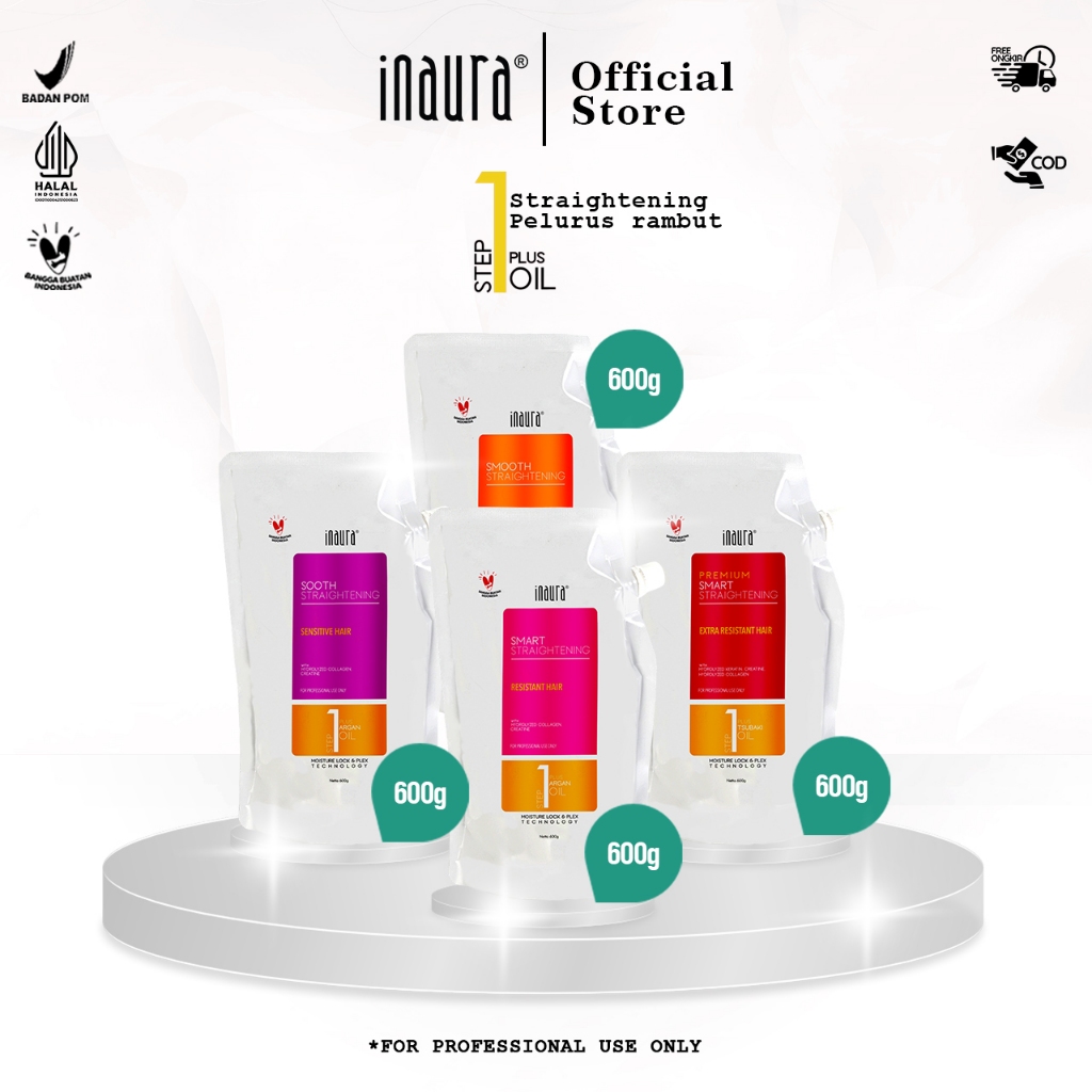 Jual Inaura Straightening (Step 1) Series (Premium Smart, Smart, Sooth ...