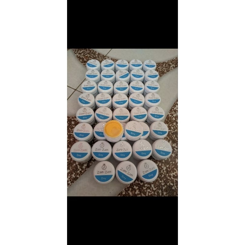 Jual ecer cream siang zamzam Biru (Pot ping) | Shopee Indonesia