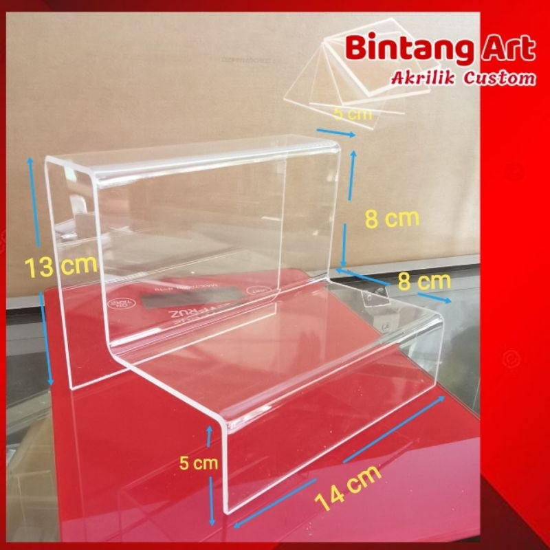 Jual Stand Akrilik hantaran box mahar seserahan / akrilik display ...