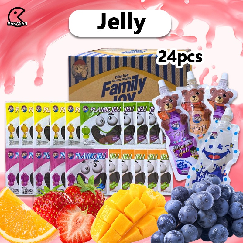 Jual snack Paket Jelly 24PCs snack Minuman Jelly KemasanRasa ...