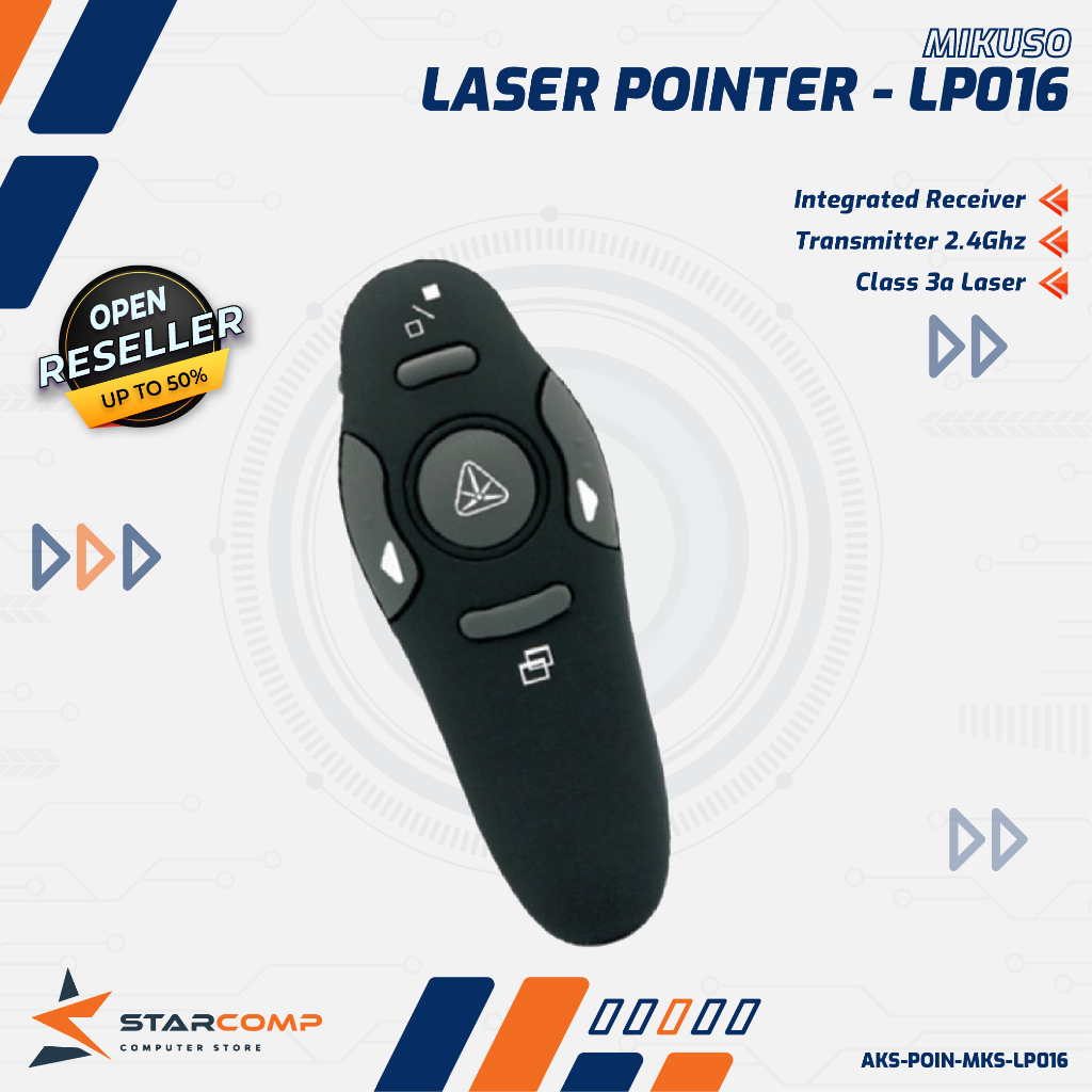 Jual Mikuso LP-016 Laser Pointer 2.4Ghz Remote Laser Presentation | Shopee Indonesia