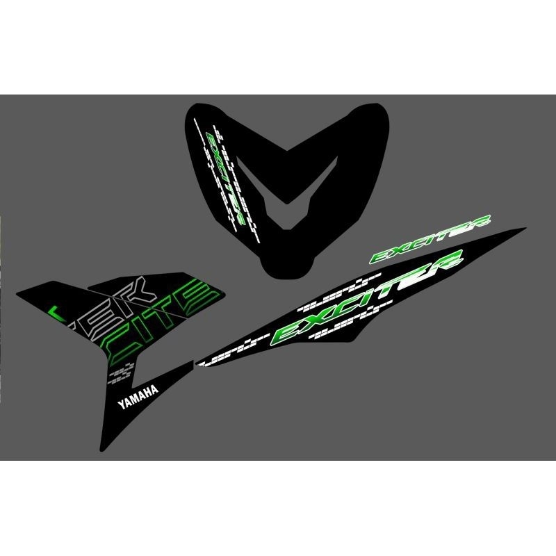 Jual STRIPING STICKER MX KING EXCITER DESAIN CUSTOM AEROX 2024 ...