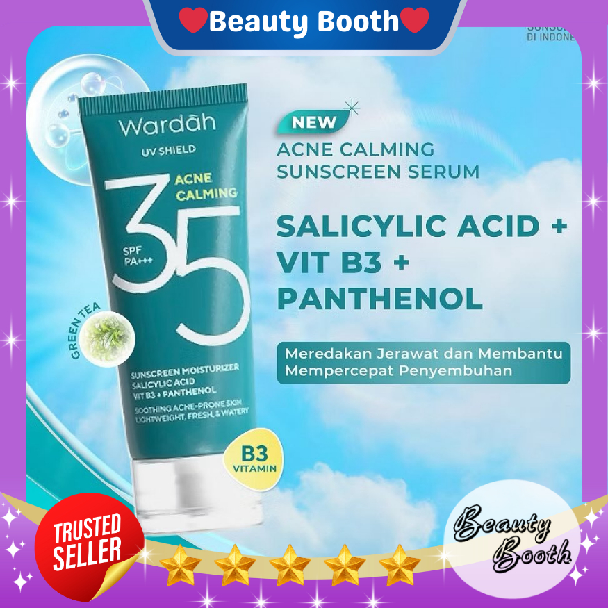Jual WARDAH UV Shield Acne Calming SUNSCREEN SERUM SPF50 PA+++ - Beauty ...
