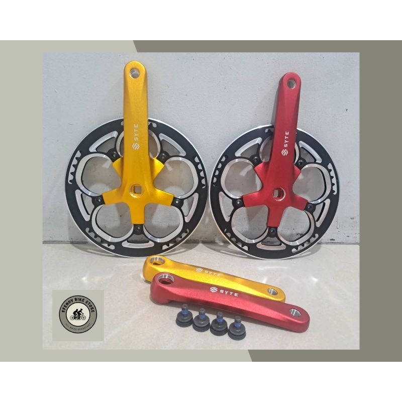 Jual Gir Gear Crank 53T Alloy SYTE Single 1 susun Crank Sepeda 1 susun ...