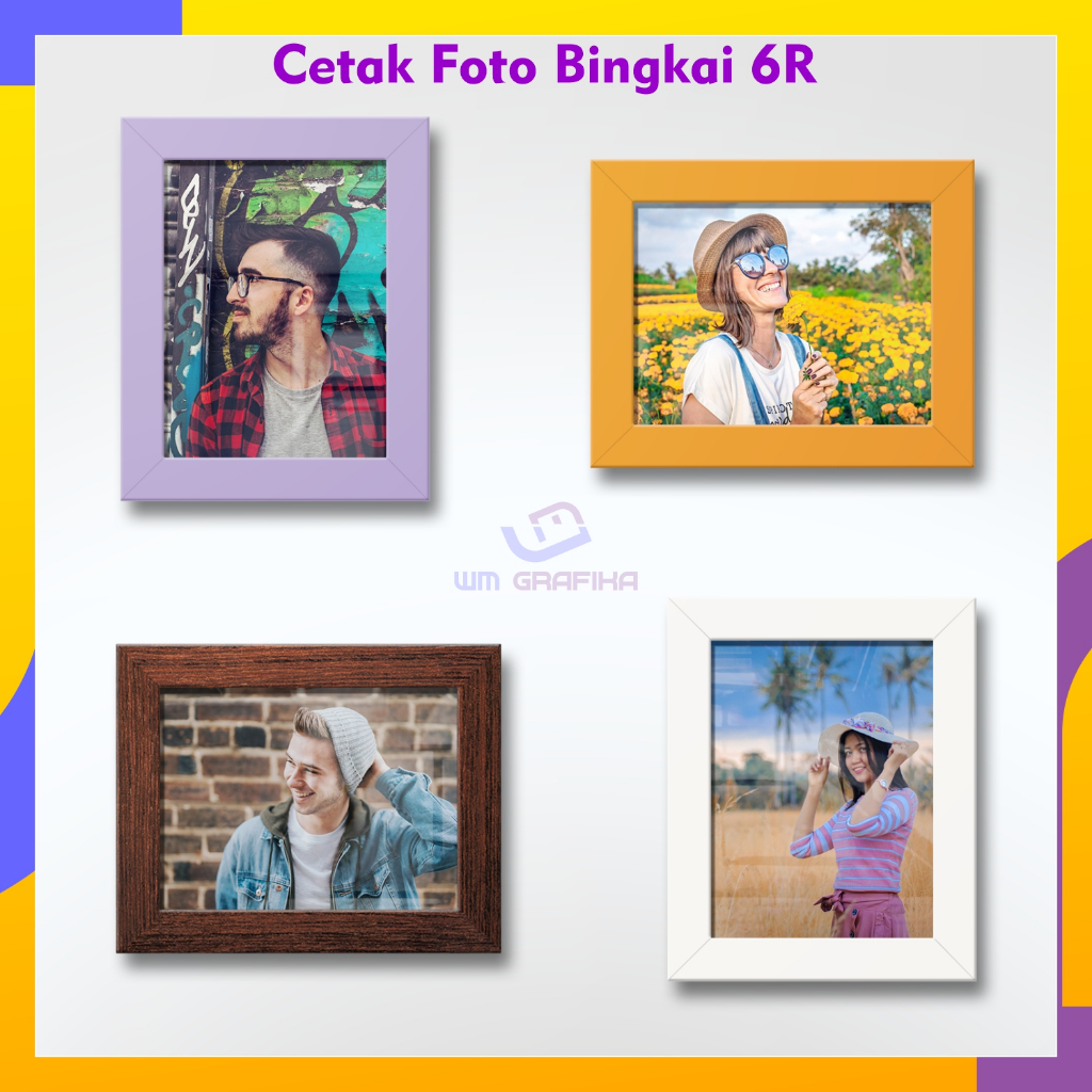 Jual Bingkai Pigura Frame 6R dan Cetak Foto 6R Custom | Shopee Indonesia