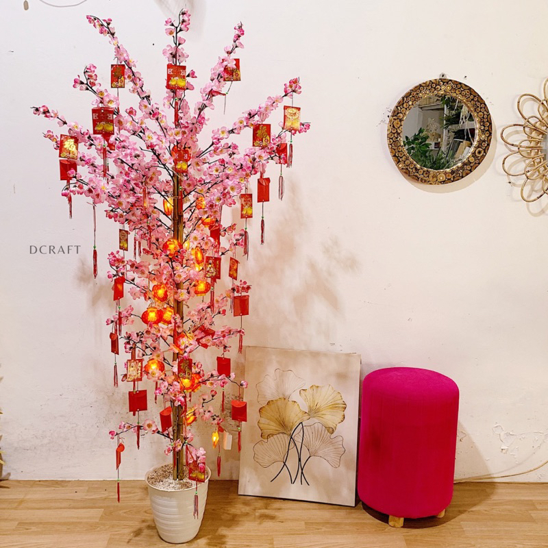 Jual Pohon Imlek Dekorasi Tanaman Sakura MeiHua Artificial | Shopee ...