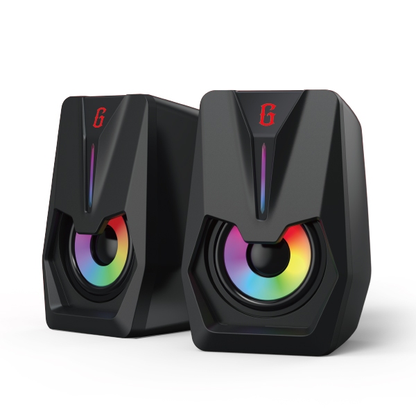 Jual GAMEN Speaker PC Gaming Surround Sound 7 Mode RGB 6W GS2 USB/AUX ...