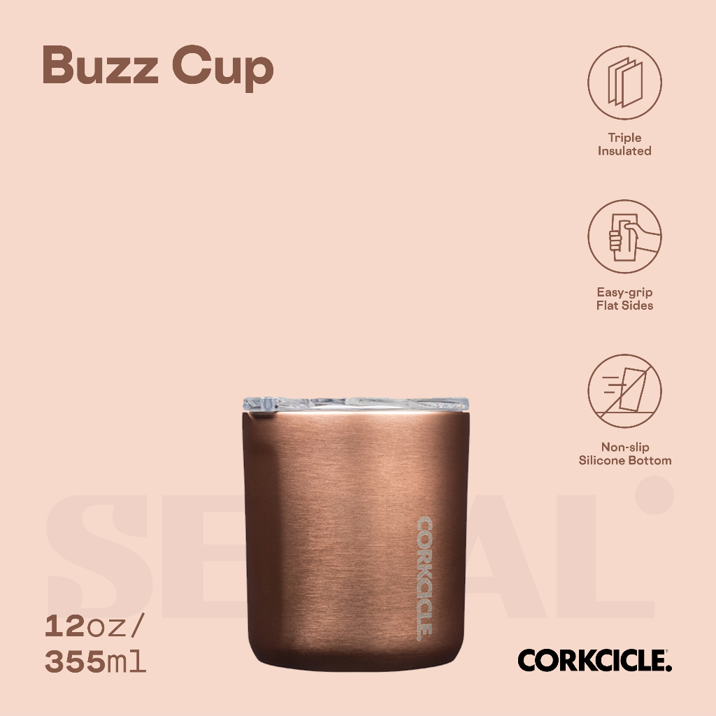 Jual CORKCICLE Buzz Cup 12oz - Copper | Shopee Indonesia