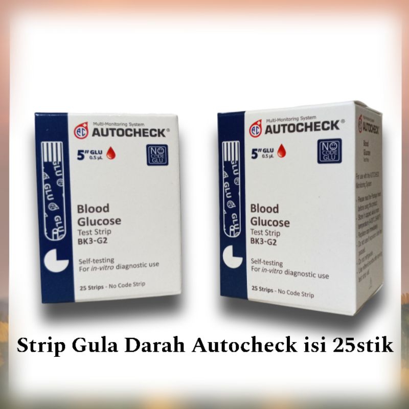 Jual Autocheck Strip Cek Gula Darah Autocheck/Strip Gula Darah Murah ...