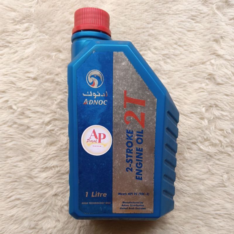 Jual OLI ADNOC 2-STROKE ENGINE OIL 2T OLI SAMPING 1 LITER MOTOR 2 TAK | Shopee Indonesia