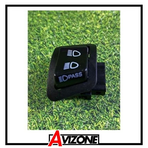 Jual Paket 1 Set Saklar Pass Beam 4 Pin Tombol Pass Beam + Kabel Socket ...
