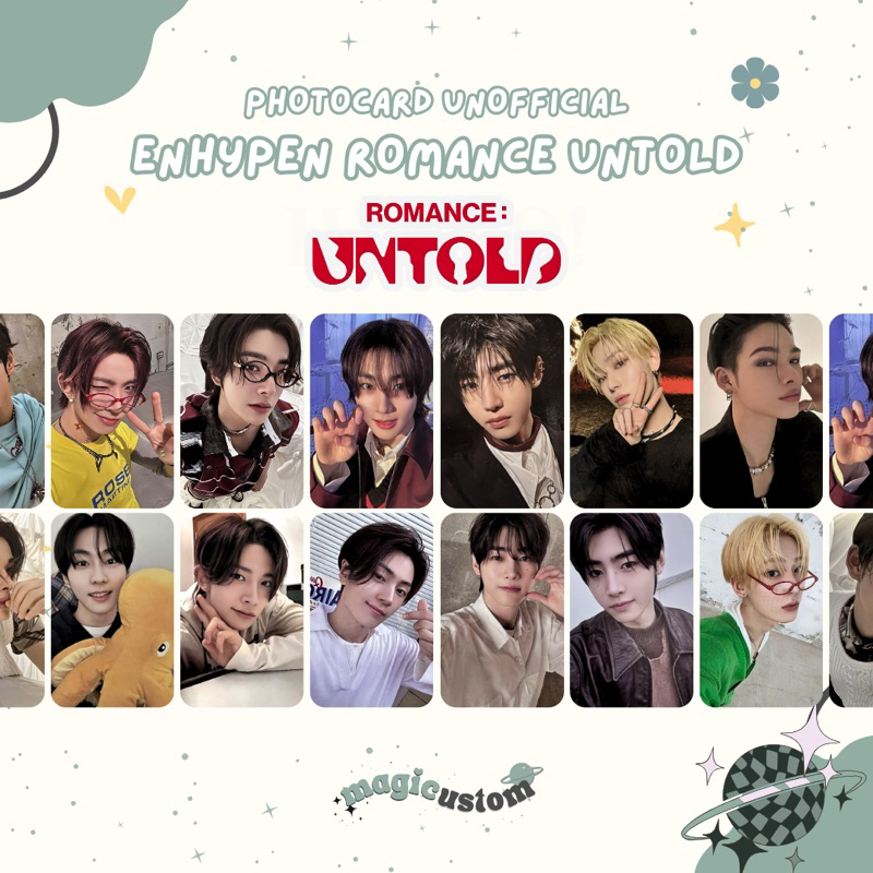 Jual [ PO ] PC PHOTOCARD UNOFFICIAL ENHYPEN ROMANCE UNTOLD R:U ALBUM ...