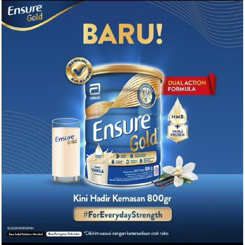 Jual Ensure Gold 800gr | Shopee Indonesia