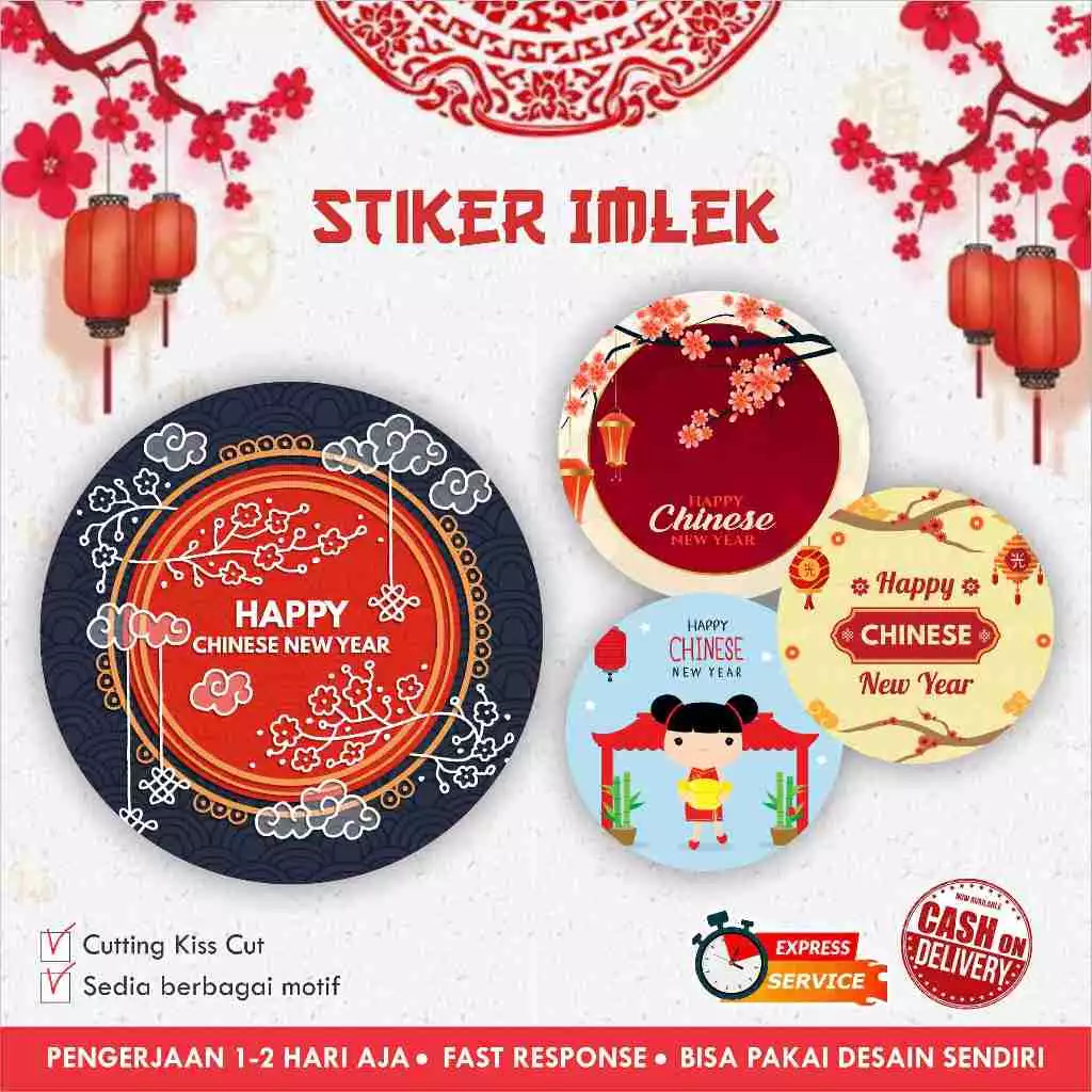Jual Stiker imlek cromo / New Year / Sinchia | Shopee Indonesia