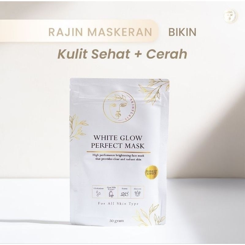 Jual Skinflair White Glow Perfect Mask • Masker Tone Up | Shopee Indonesia