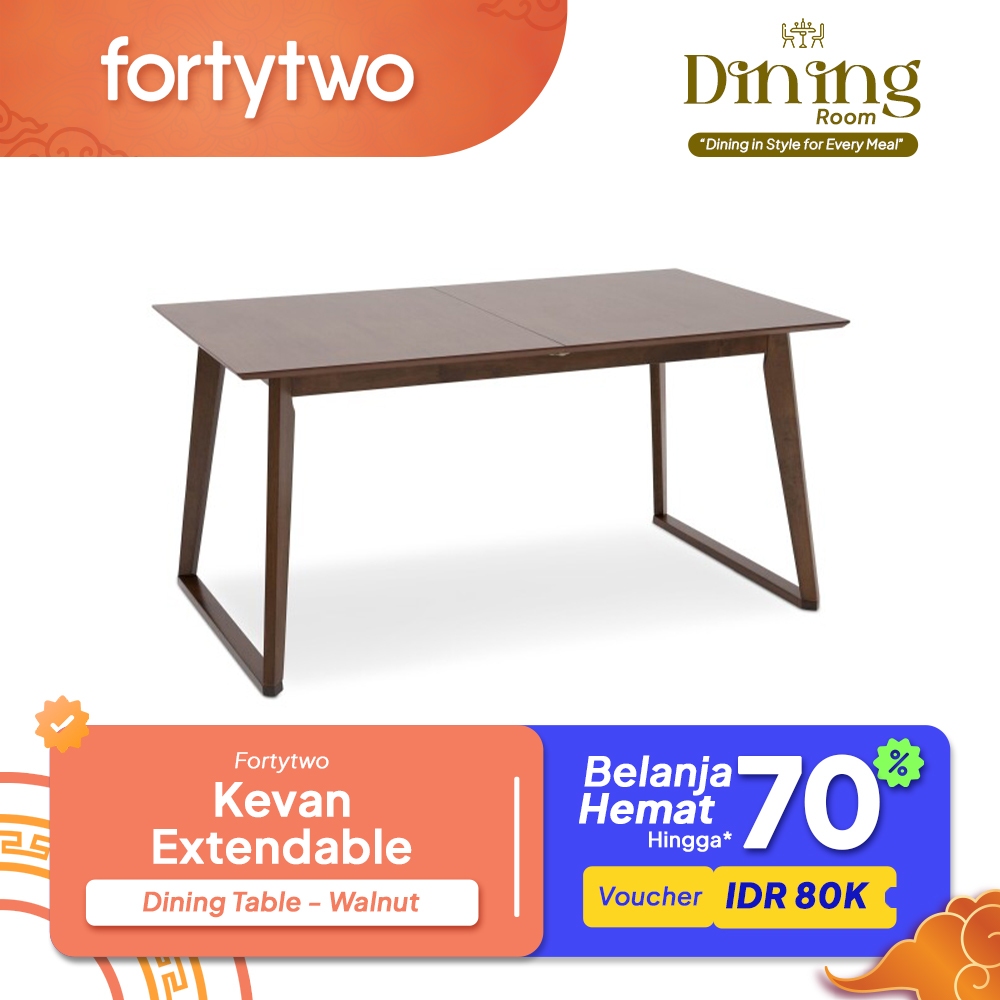 Jual Fortytwo Kevan Extandable Dining Table - Meja Makan Minimalis dari ...