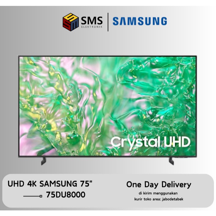 Jual SAMSUNG 75DU8000 / DU8000 CRYSTAL UHD 4K Tizen OS Smart TV 75 Inch ...
