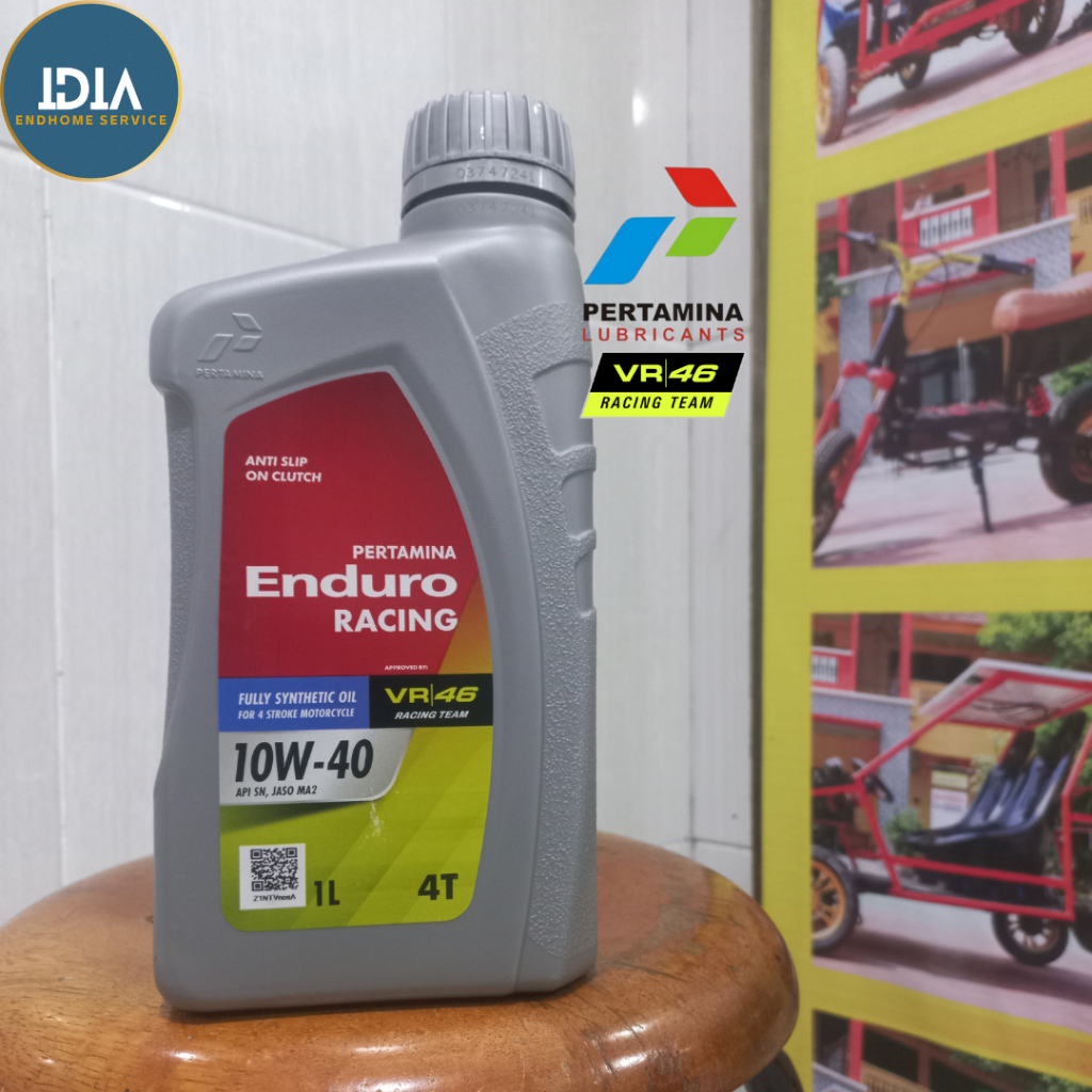 Jual Oli Motor Enduro Racing 4T Asli 10W-40 Fully Synthetic 1 Liter ...