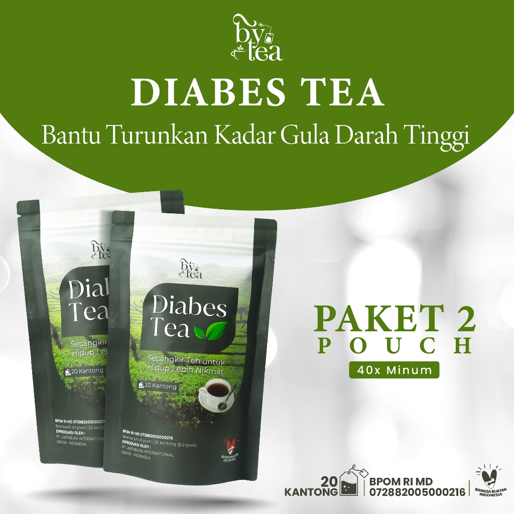 Jual Bytea Diabes Tea Daun Teh Hitam Pilihan Herbal Ideal untuk Menurunkan Risiko Komplikasi ...