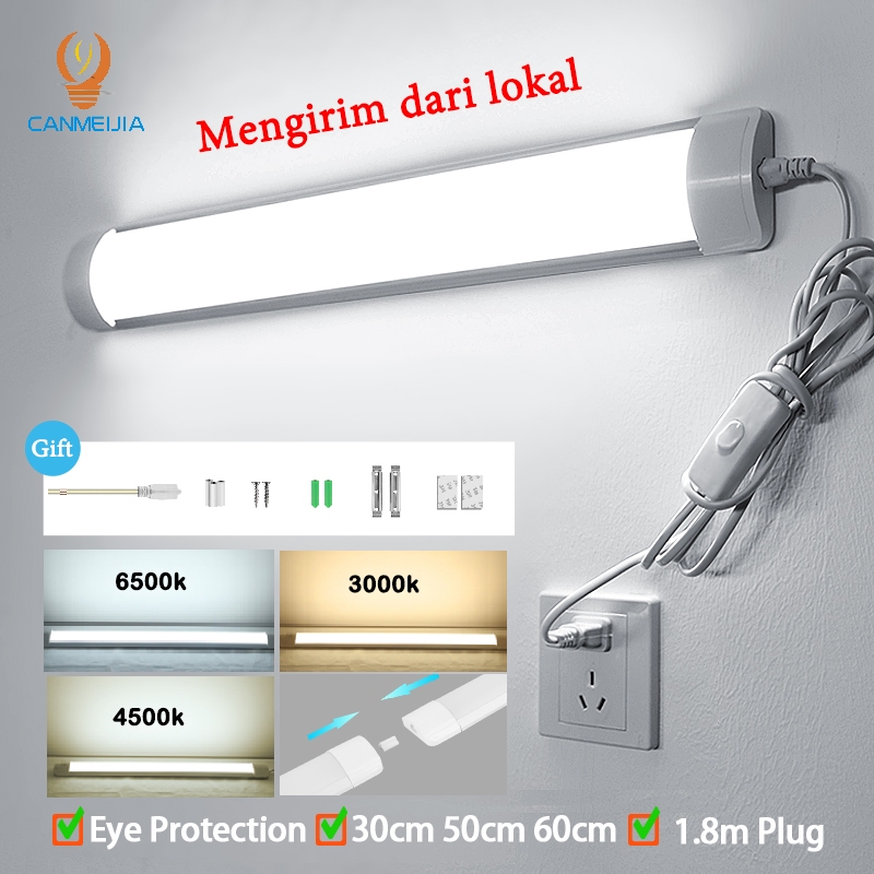 Jual 3 Warna Lampu Led Tube T5 Bar Lampu Etalase Konter Tempel Desk ...