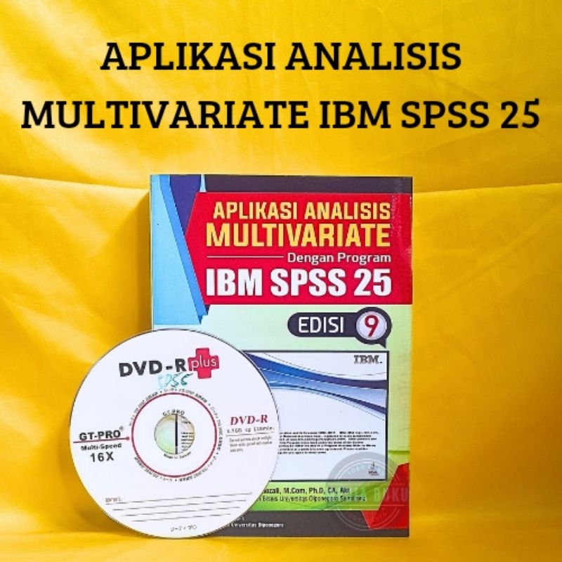 Jual BUKU APLIKASI ANALISIS MULTIVARIATE DENGAN PROGRAM IBM SPSS 25 EDISI 9 + CD | IMAM GHOZALI ...