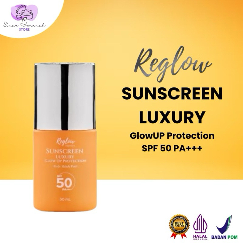 Jual Reglow Sunscreen Luxury Glow Up Protection SPF 50 PA+++ Original ...