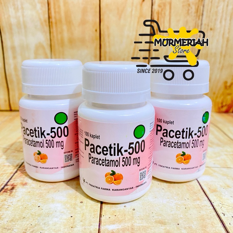Jual Pacetik 500 mg botol isi 100 kaplet Rasa Jeruk / Paracetamol ...
