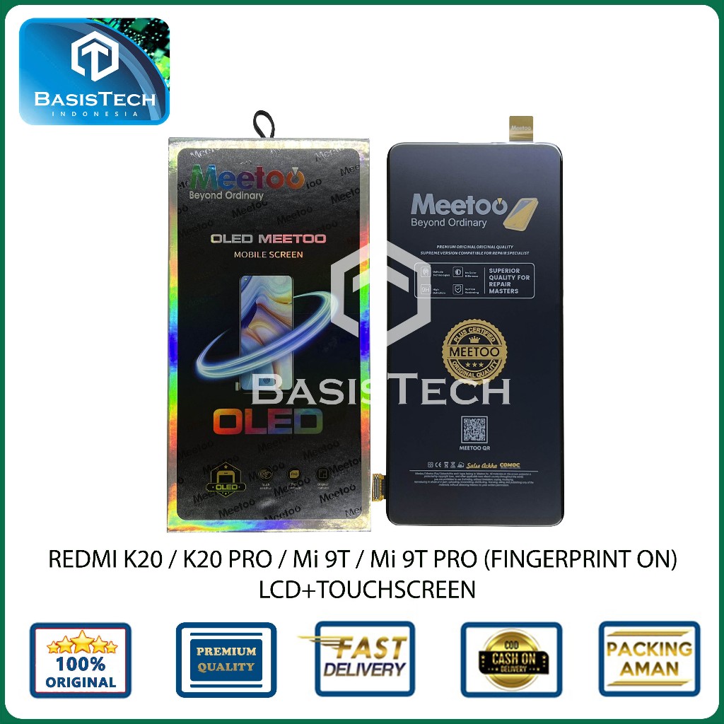 Jual LCD XIAOMI REDMI K20 - K20 PRO - MI 9T PRO - MI 9T - BISA FINGERPRINT - OLED MEETOO ...